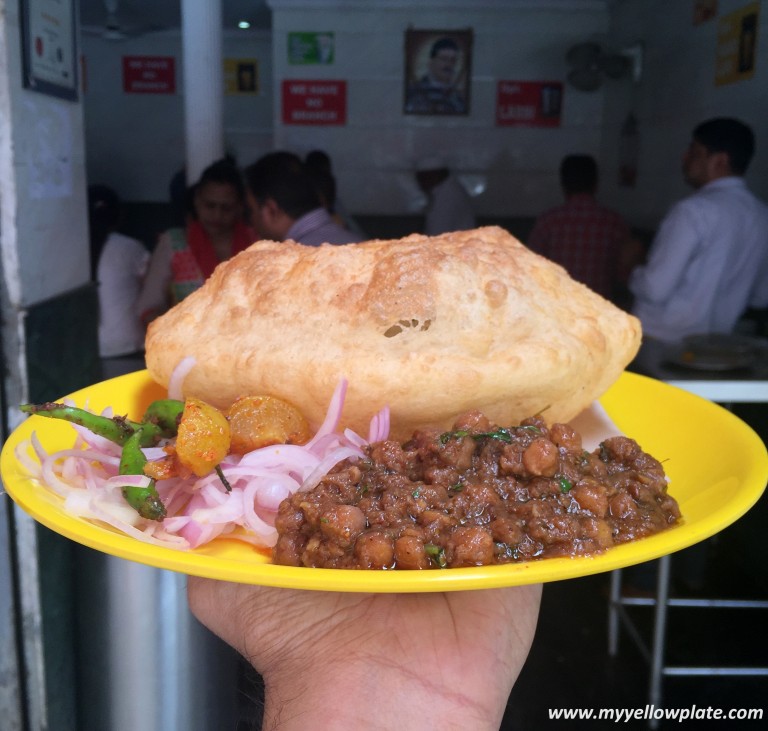 Baba Nagpal Best Chole Bhature in Delhi - My Yellow Plate